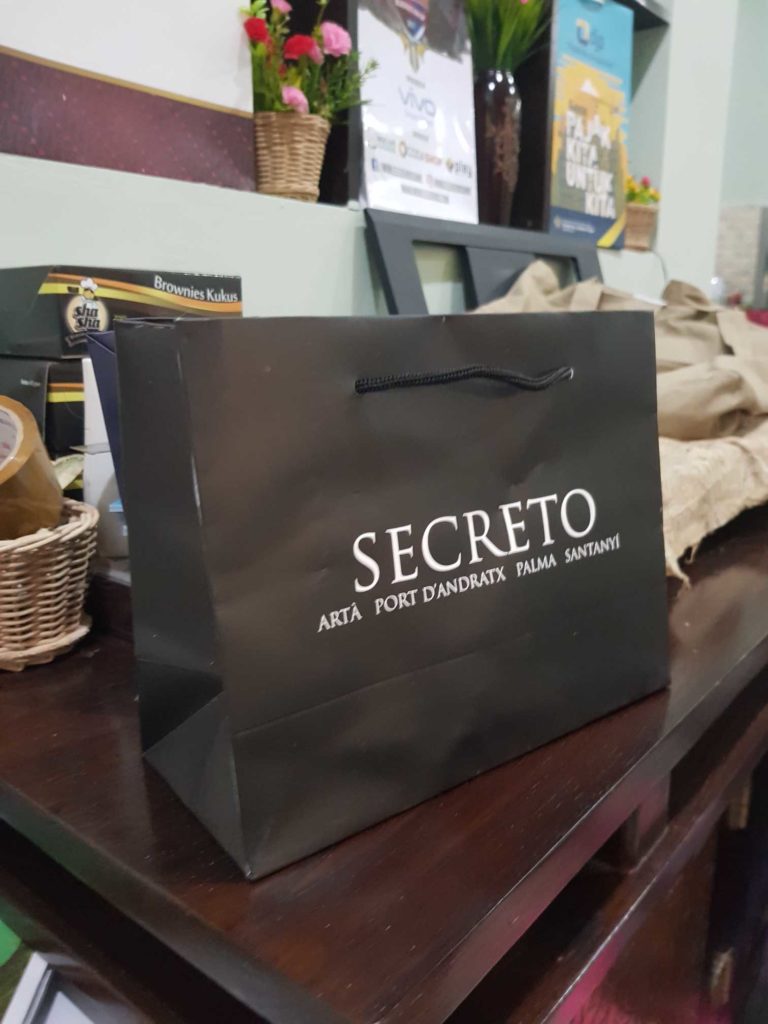 Paper Bag Export Dopp Hitam