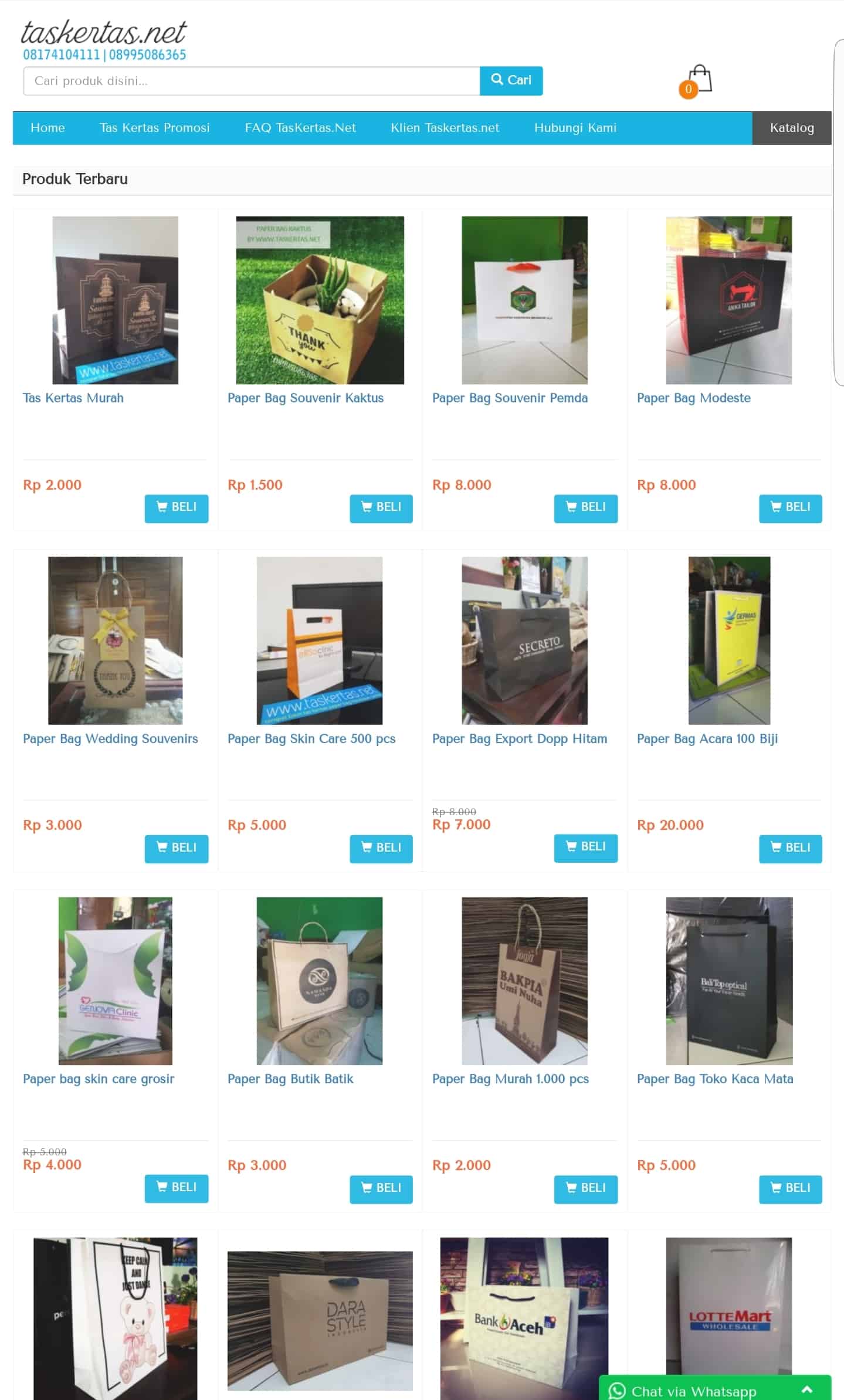 Paper Bag Custom Jakarta 2019 Free Design